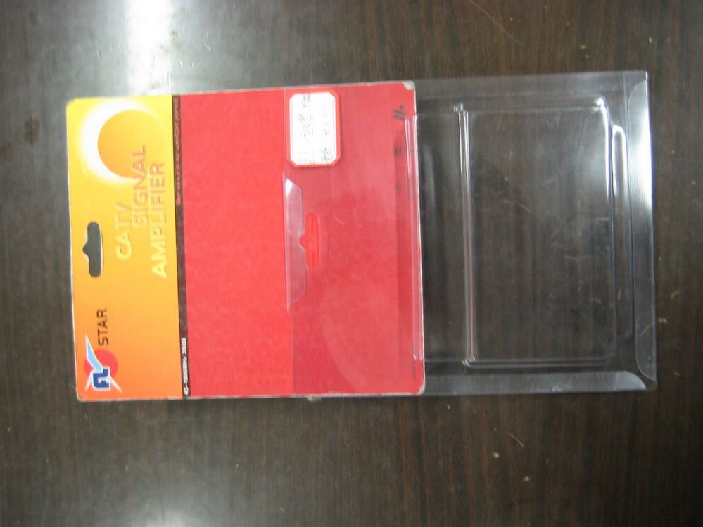 PVC Slide Blister Packaging with Hang Hole